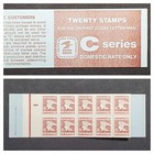 One Booklet of Twenty C Series U.S. Postage Stamps #1948a / 20 Cent ...