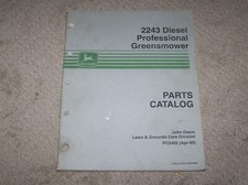 pc2402 - Paper Parts Catalog - PARTS CAT,2243 DIESEL PROF GRNSMOWR fits ...