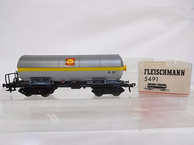 eso-07644 Fleischmann 5491 H0 Druckgaskesselwagen DB 581854 Shell | eBay