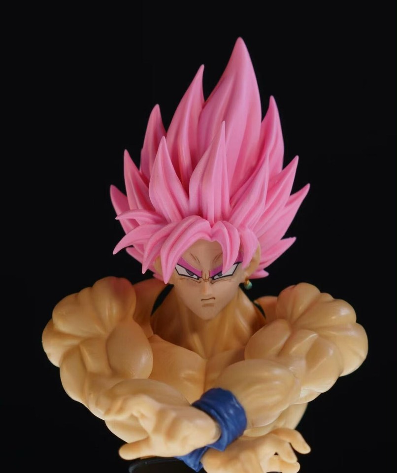 DL Custom shf 1/12 Scale Son Goku Black Zamasu Pink Hair Head Sculpt ...