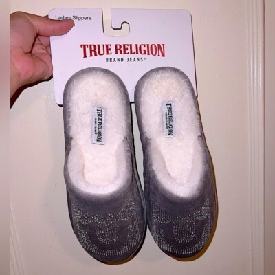 *SALE*True Religion Ladies Slippers Small (5-6) & Medium (6.5-7.5) Only ...