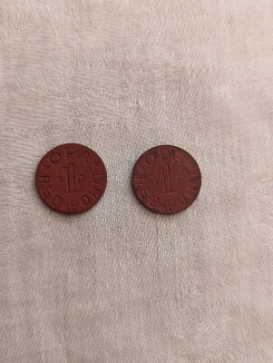 1942-1945 OPA 1 Red Point WWII Ration Token "YT" and "XT" | eBay