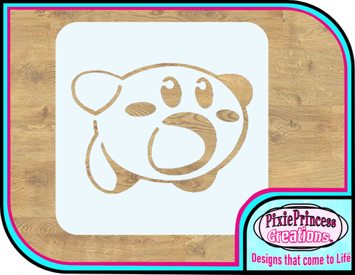 Kirby A Nintendo Mylar 190 Stencil Reusable Airbrush Spray Paint Wall ...