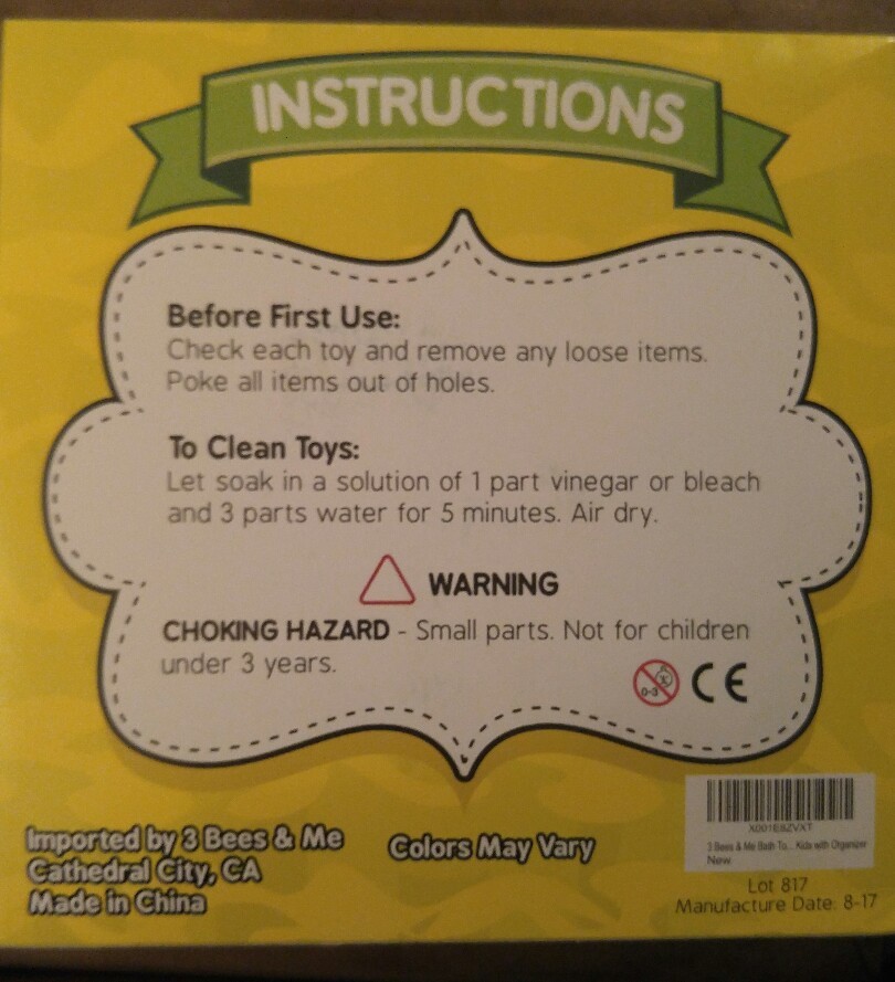 3 Bees & Me 20 Fun Foam Bath Toys for Toddlers Boys & Girls plus Toy ...