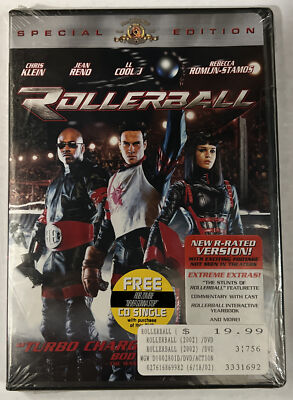 Rollerball (DVD, 2002, Special Edition) New/Sealed - Includes Rob ...