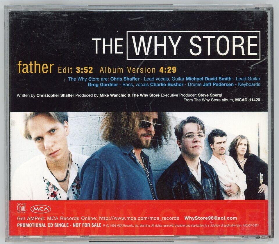 The Why Store‎– Father (CD, Single Promo) Near Mint | eBay