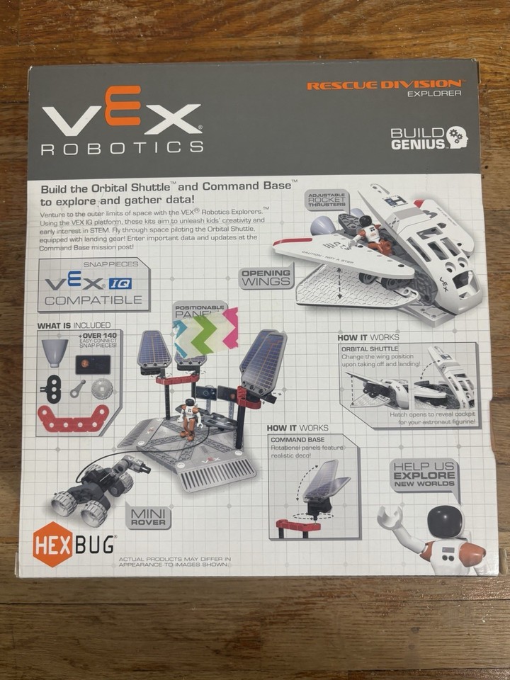 Hex Bug VEX Robotics Rescue Division Explorer STEM Construction Build ...