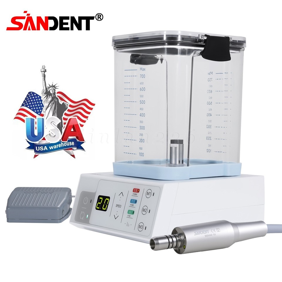 Dental Brushless LED Electric Micro Motor /1:5 Increasing Handpiece ...