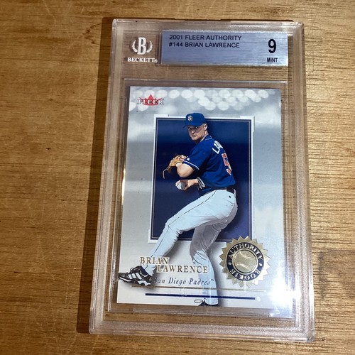 Brian Lawrence MLB 2001 Fleer Authority Graded card Beckett Mint 9 | eBay