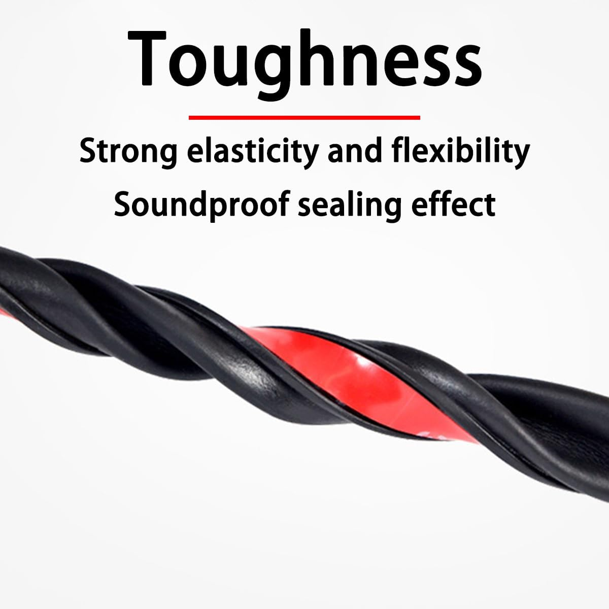 Car Door Rubber Seal Strip, D-Shape Auto Weather Striping, 3M Self ...