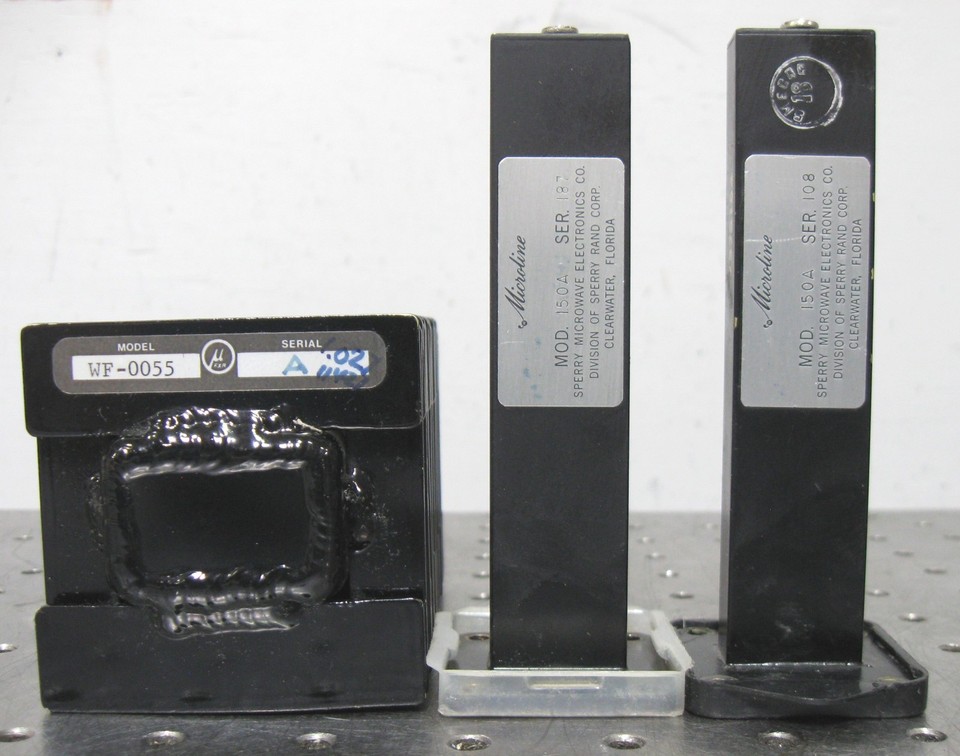 C199255 Lot FXR WF-0055 Sperry Microline WR-90 Waveguide Terminations ...