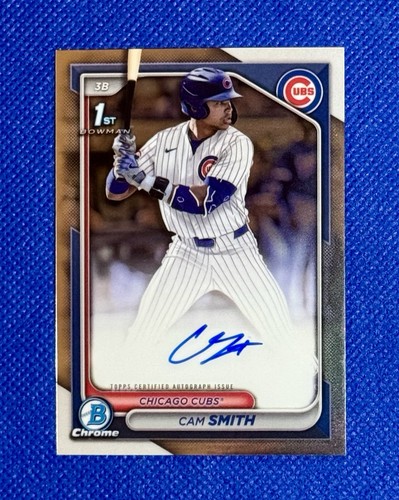 CAM SMITH 2024 Bowman Draft Chrome Prospect Autograph RC #CPA-CS Astros ...