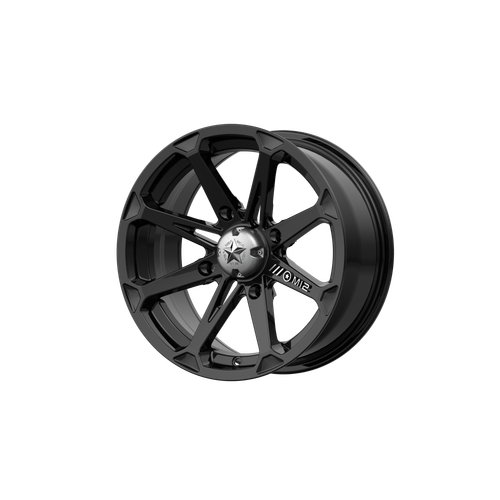 20x7 MSA Offroad M12 Diesel UTV Gloss Black Wheels 4x137 (10mm) Set of ...