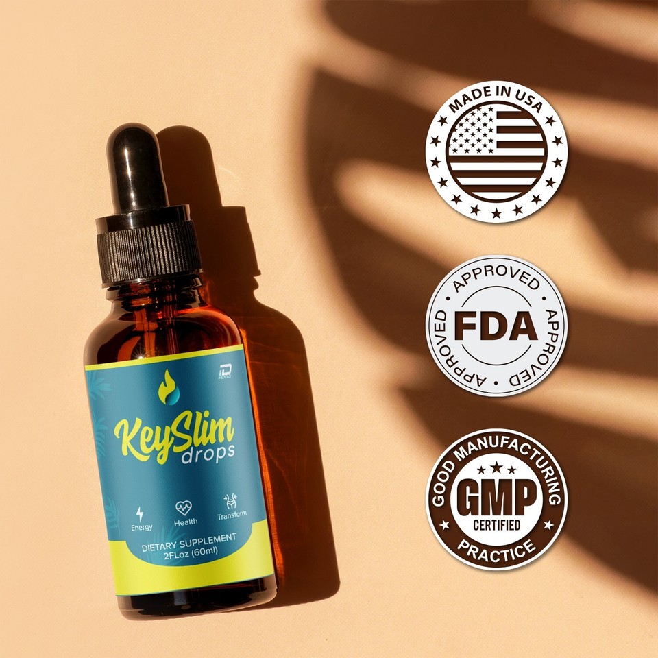 (2 Pack) KeySlim Metabolism Drops Liquid Supplement-Key Slim Weight ...