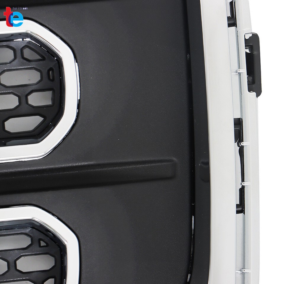 Plastic Front Bumper Grille + Front Upper Bumper Cover For 2013-2016 ...