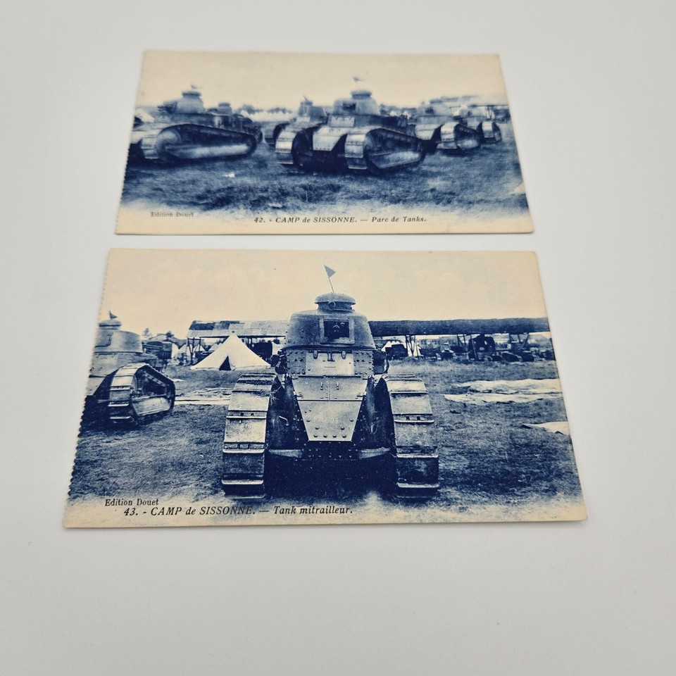 WWI WW1 Original French Tank Renault FT F17 light armor photo unposted ...