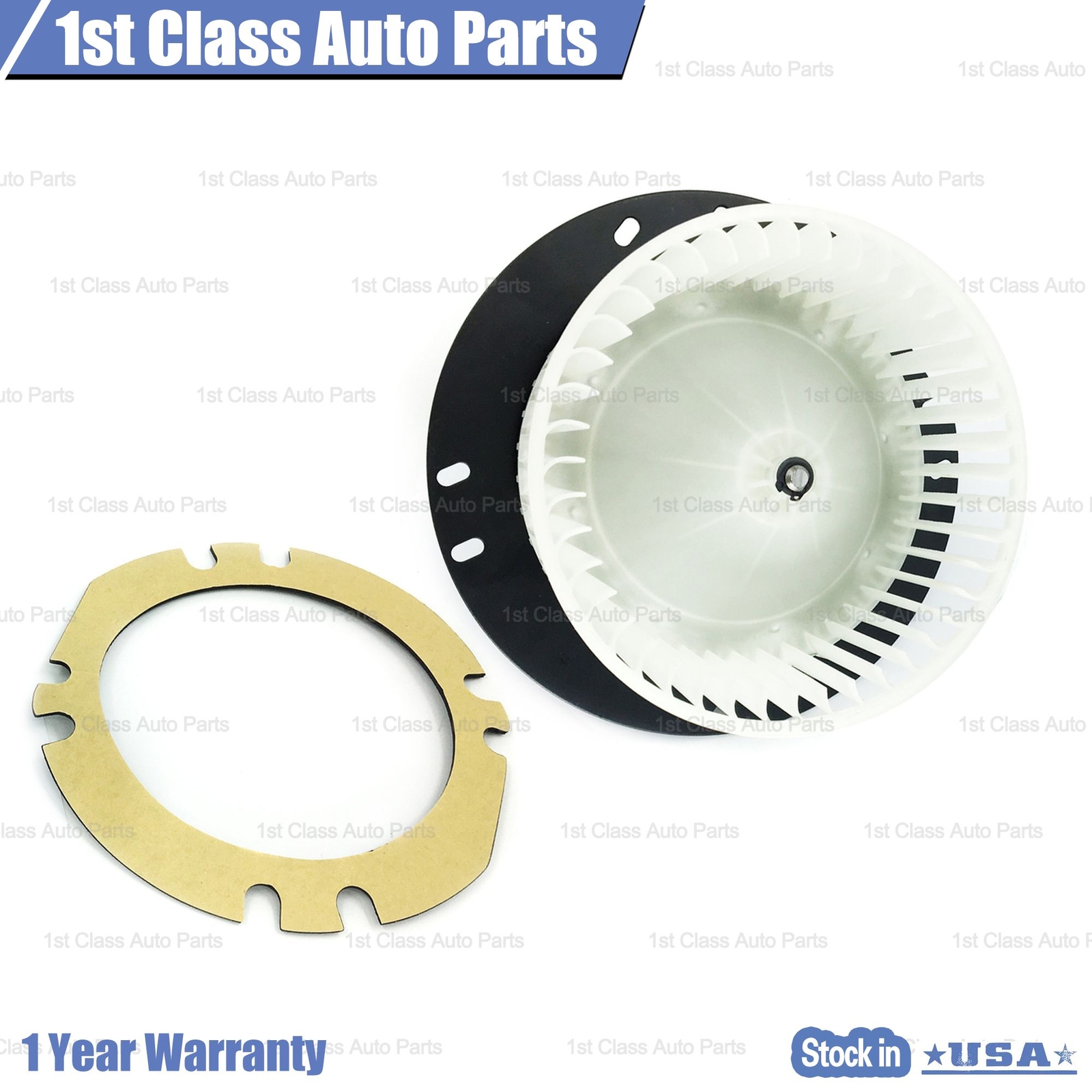 New Rear Blower Motor W/fan Cage fit Ford E150 E250 E350 E450 Super ...