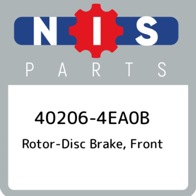 40206-4EA0B Nissan Rotor-disc brake, front 402064EA0B, New Genuine OEM ...