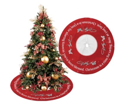 Christmas Tree Skirt Dolly Parton Holly Dolly Christmas 60” Brand New ...