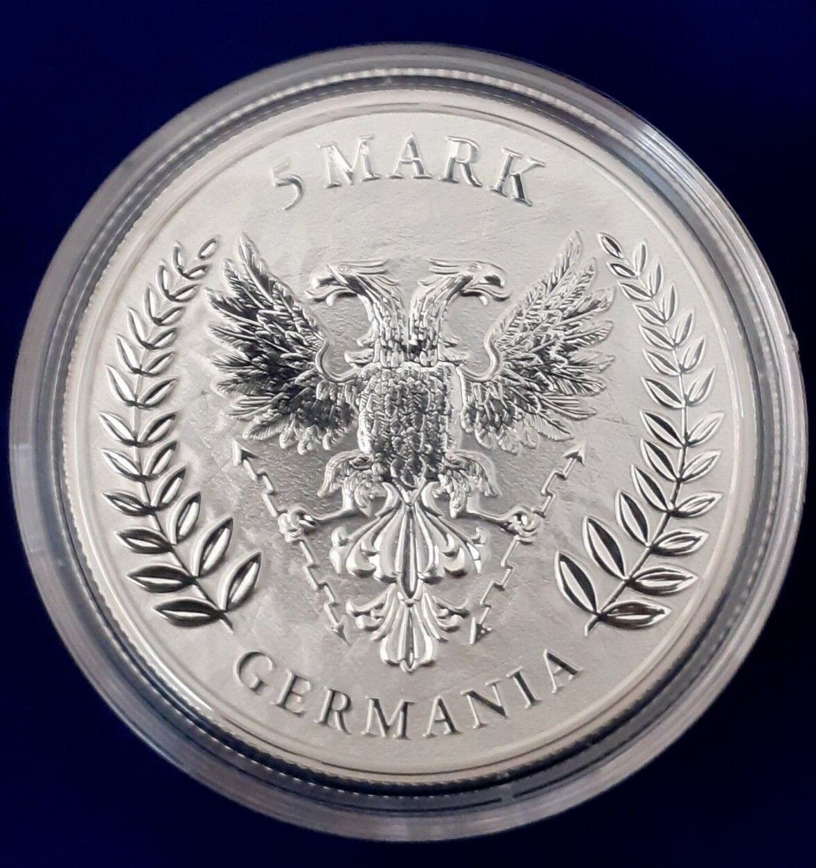 2022 Lady Germania 1 oz .9999 Silver Round BU In Mint Capsule w. COA | eBay