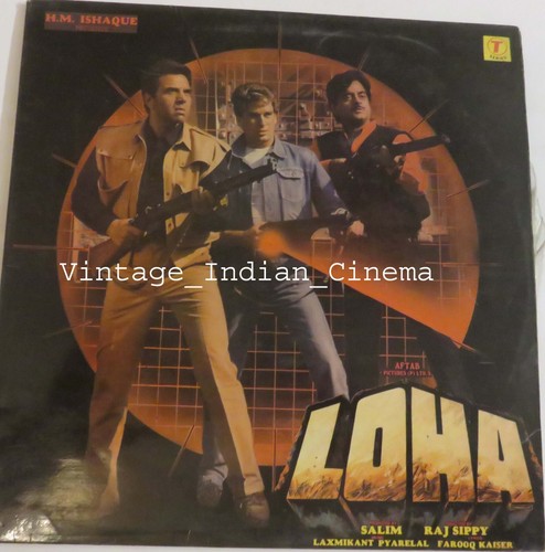 Loha 1987 Dharmendra Shatrugha Hindi Bollywood Rare Vinyl LP 12" Record SFLP1143 | eBay