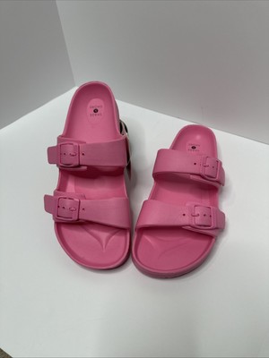 Shade & Shore Neida EVA Two Band Slide Sandals - Pink Woman’s 11 | eBay