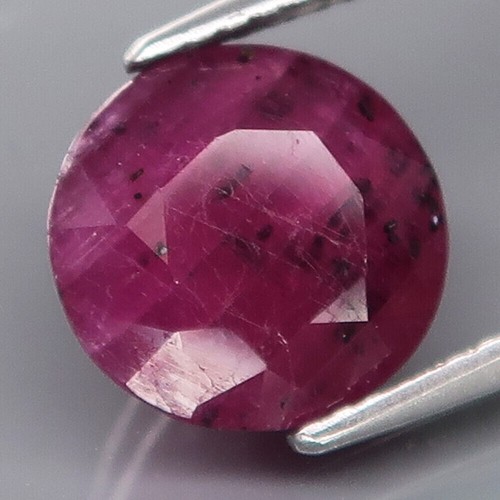 5.05 Ct Natural Ruby Winza Tanzania Unheated Round Shape Gemstone See ...