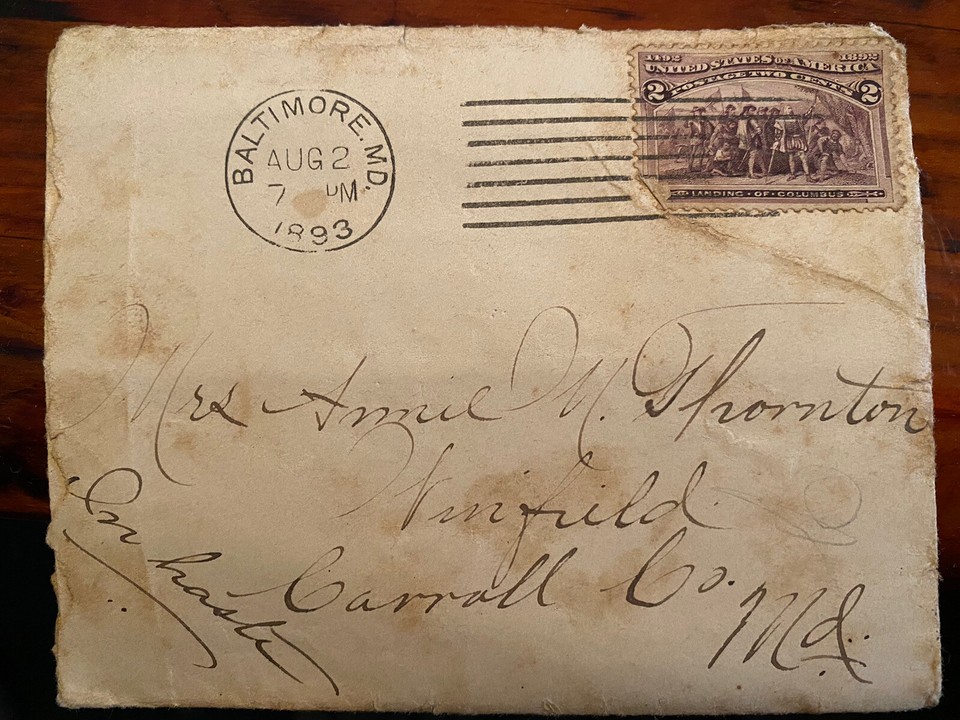 1893 United States Landing of Columbus (1492-1892) 2c Cent Stamp ...