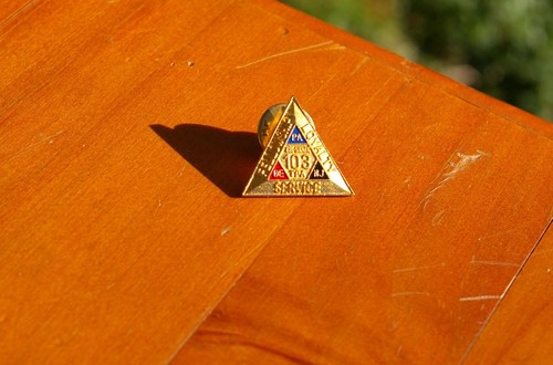 Telephone Pioneers of America Fellowship Loyalty Service Tri-State Pin ...