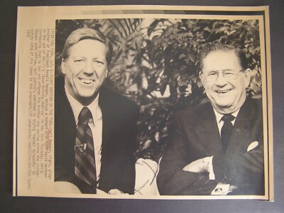 AP Wire Press Photo 1982 Neil Reagan older brother Ronald Reagan ...