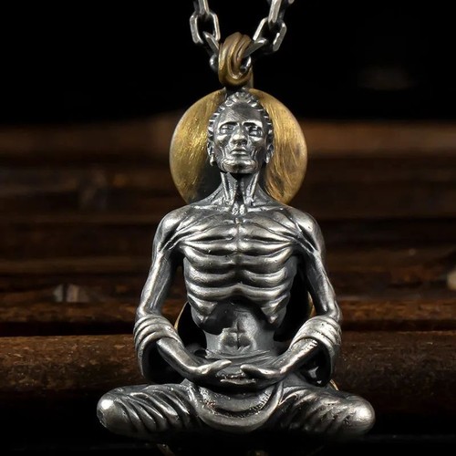Maitreya Buddha Pendant Necklace Vintage Bodhi Amulet Jewelry Men Lucky ...
