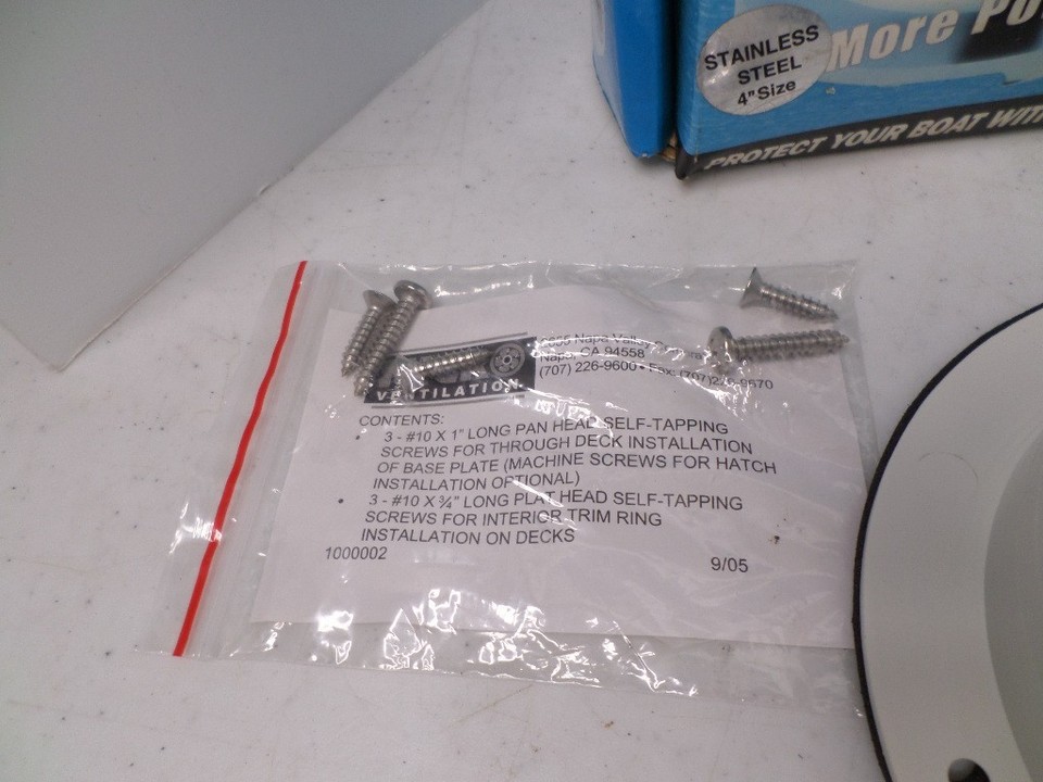 4" NICRO Marine Day & Night Plus 24 Hour Solar Powered Ventilation ...