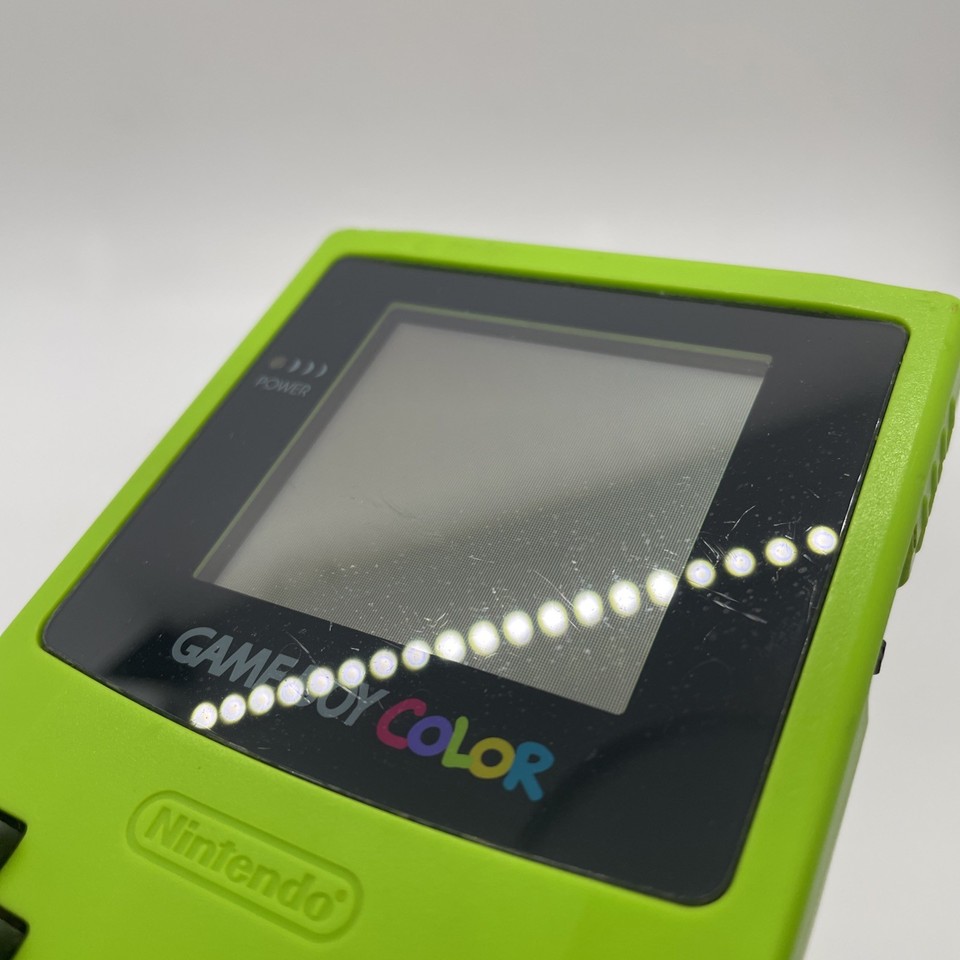 Nintendo Gameboy Color GBC Kiwi Green CGB-001 Handheld Console TESTED ...