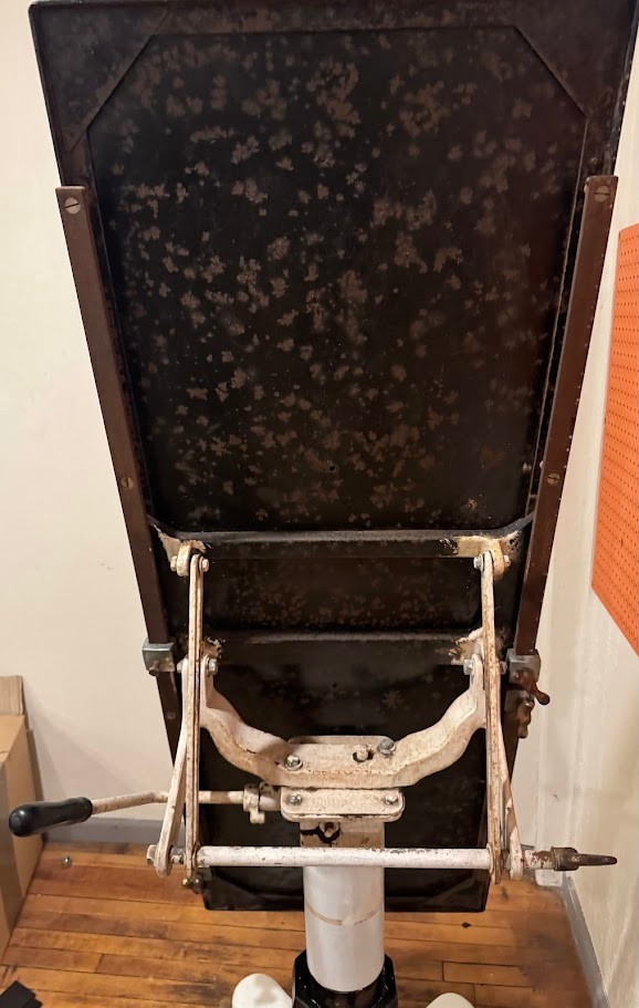 Embalming Table Porcelain Cast Iron Antique Funeral Mortuary Medicine ...