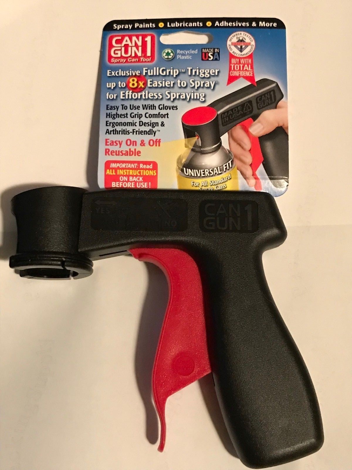 New! *CAN GUN 1* Aerosol Spray Paint Can Premium Handle Full Grip ...