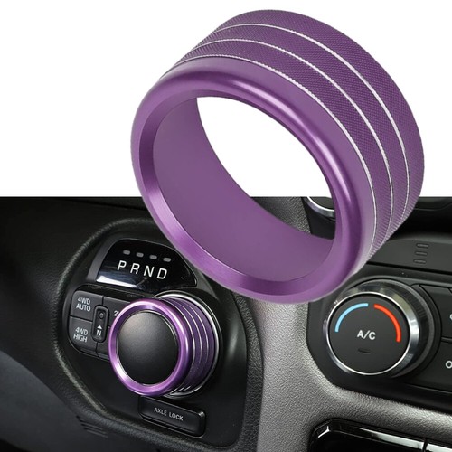 Violet Gear Shift Switch Knob Cover Trim Fit For 2018-2025 Dodge Ram ...
