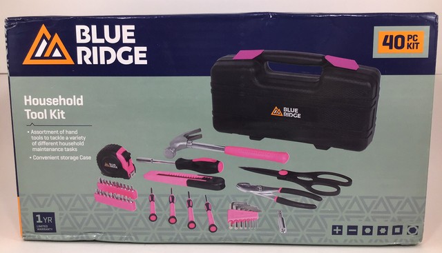 Blue Ridge Tools 40pc Household Tool Pink for sale online | eBay
