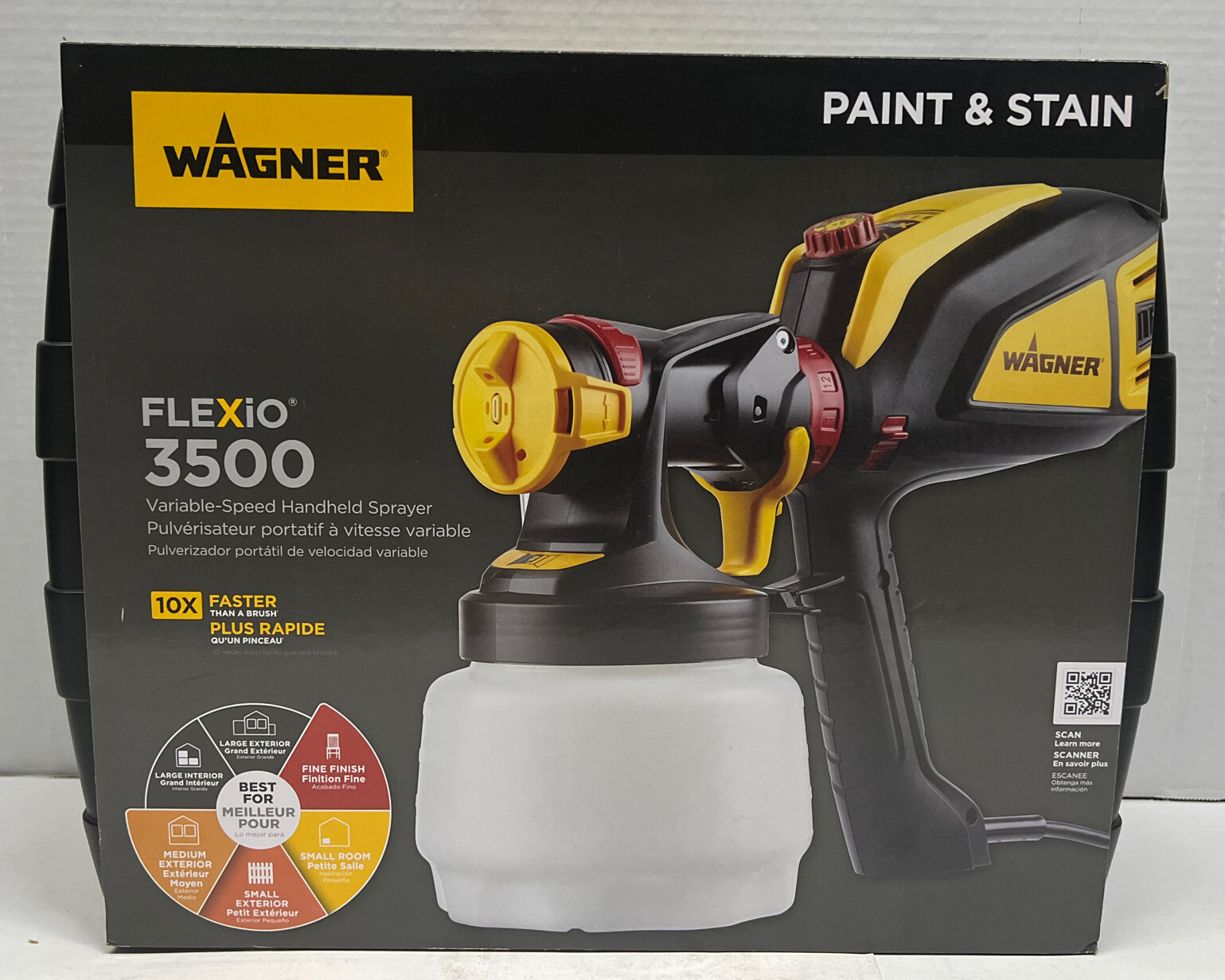Wagner Flexio 3500 Handheld HVLP Paint Sprayer for sale online | eBay
