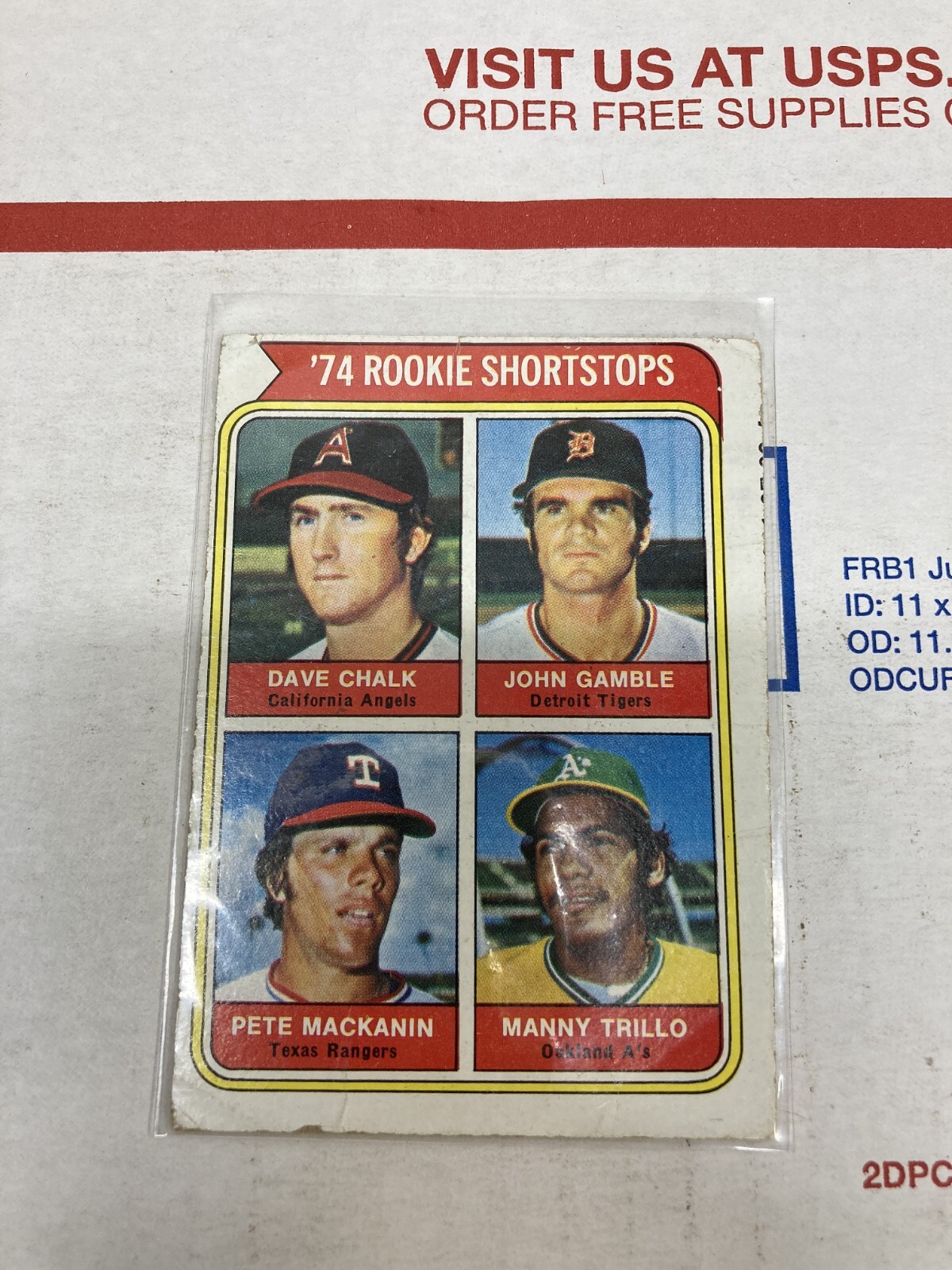 1974 Topps - Rookie Shortstops #597 Dave Chalk, Pete Mackanin, John ...