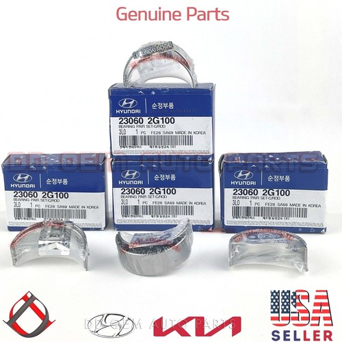 GENUINE Std CONNECTING ROD BEARING SET 8 PCS 230602G100 For Selected ...