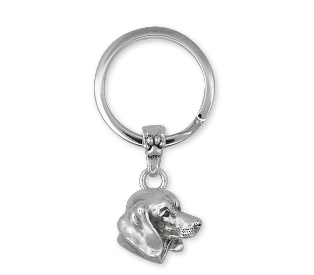 Dachshund Key Ring Jewelry Sterling Silver Handmade Dog Key Ring DS4-KE ...