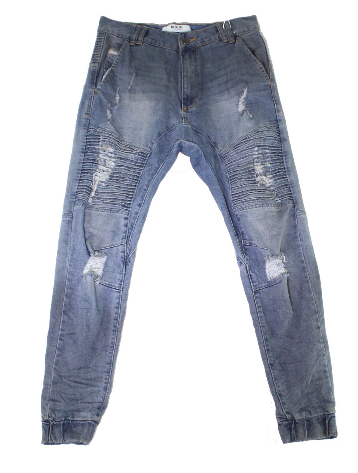 Distressed moto jeans Nxp 29x29 | eBay