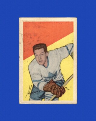 1952-53 Parkhurst Set-Break # 42 Howie Meeker VG-VGEX (crease) *GMCARDS ...