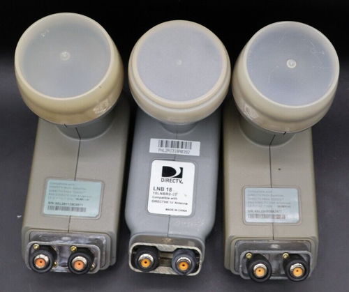 DIRECTV Dual LNB 18 for 18" Dish Safelite TV Cable lot of 3 ...