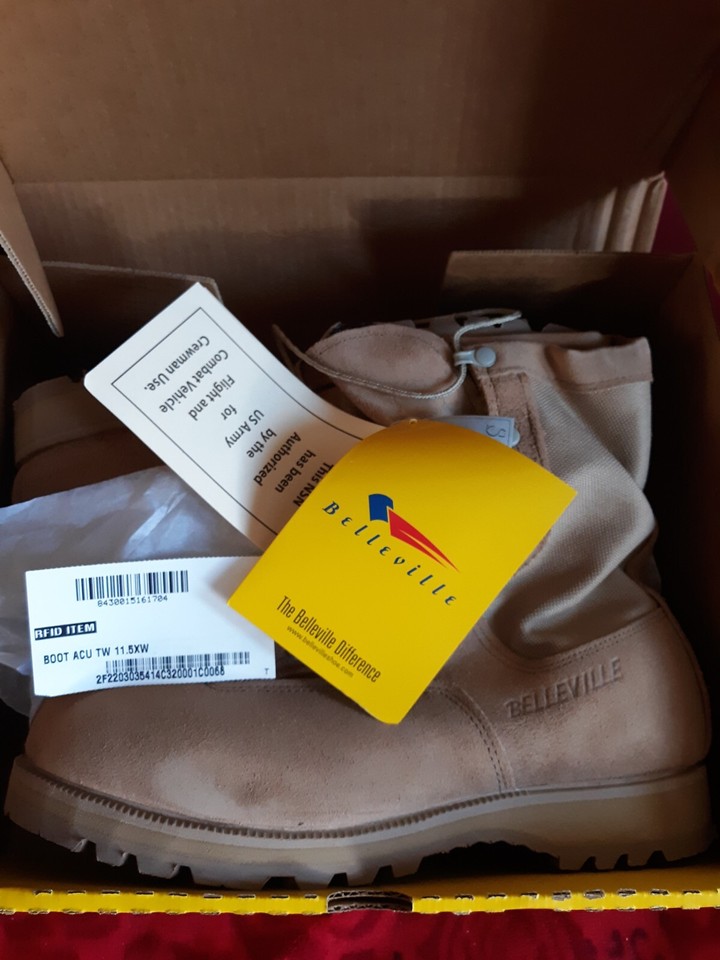 NEW/tag GENUINE US ARMY Combat Boots BELLEVILLE GoreTex Temperate ...