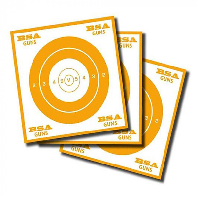 BSA paper target 14 x 14cm 50 pack | eBay
