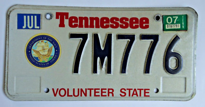 *Pick one* Tennessee United States Navy Volunteer State License Plate ...