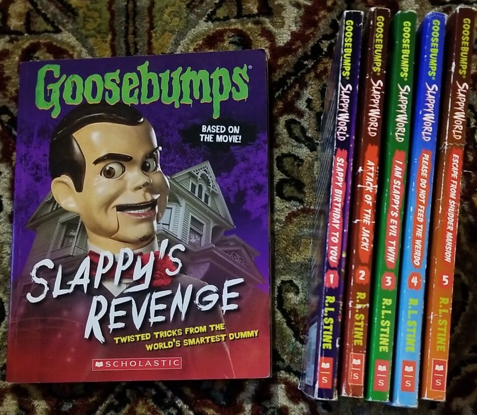 Goosebumps SlappyWorld 1-5 Bks & Slappy's revenge twisted tricks bk~ RL ...