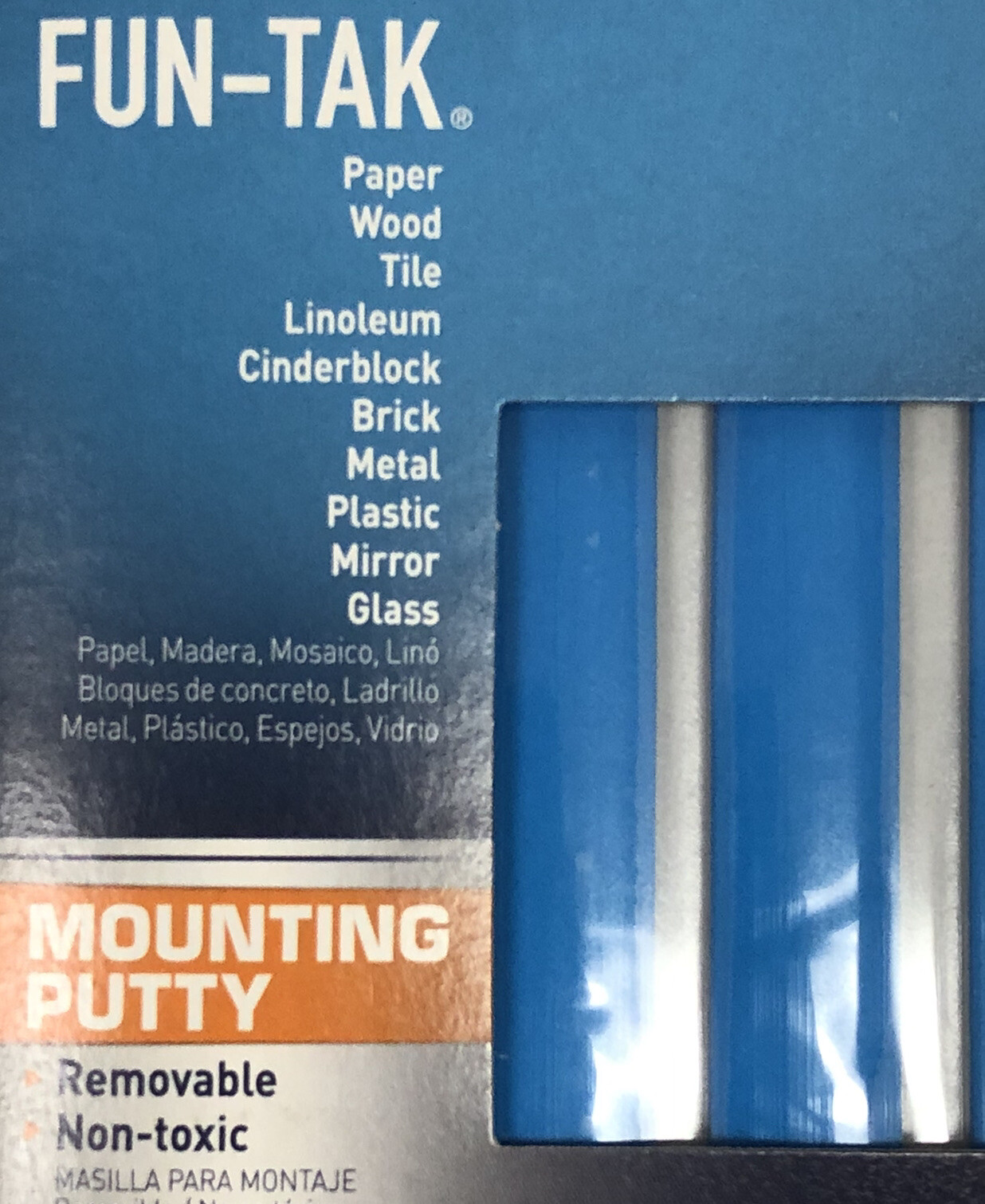 2 Packs of Loctite Fun-Tak Mounting Putty New 2oz Each Removable Non ...