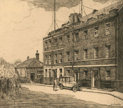 Herbert Cutner (1881-1969) - Radierung Aus Dem Frühen 20. Jahrhundert ...